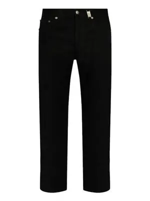 Alexander McQueen Alexander McQueen Skull Detailed Straight-Leg Jeans Black
