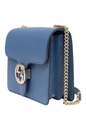 Gucci Chain Shoulder Bag - Blue