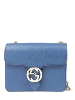 Gucci Gucci Chain Shoulder Bag Blue