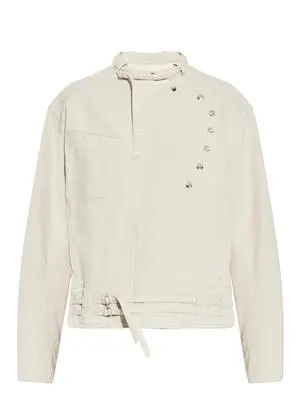 Isabel Marant Étoile Timea Long Sleeve Belted Jacket - Cream