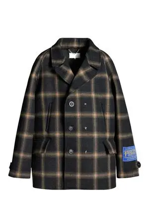 MAISON MARGIELA Double-breasted Peacoat - Black