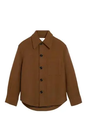 Ami Buttoned Jacket - Hazelnut Color