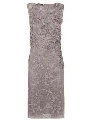 ALBERTA FERRETTI Alberta Ferretti Foliage Macram Lace Midi Dress