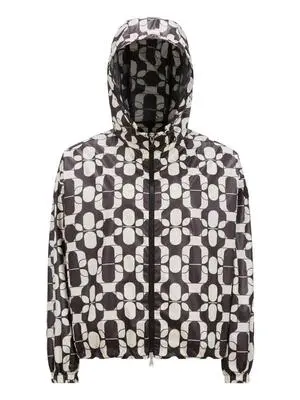 MONCLER Moncler Graphic Print Zip-Up Hooded Jacket
