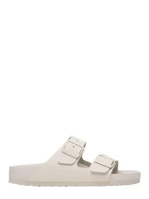 BIRKENSTOCK Open-toe Slip-on Sandals With Adjustable Buckle Straps - Eggshell