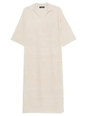 Fabiana Filippi Striped Midi Dress - White