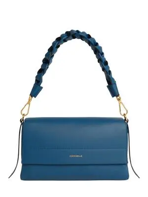 COCCINELLE Boheme Grana Double Small Shoulder Bag - Deep Blue