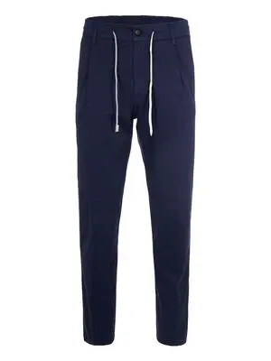 Eleventy Drawstring Tapered Trousers - Blue