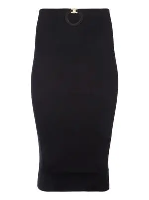 Celine Emblem Skirt - Black