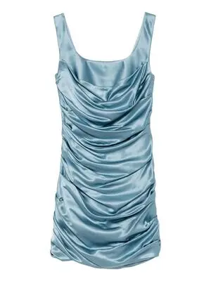 Giuseppe Di Morabito Sleeveless Ruched Dress - Blue