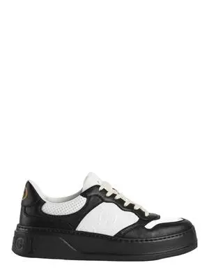 GUCCI Gucci GG Embossed Lace-Up Sneakers