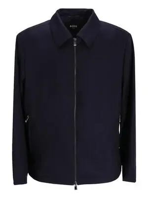 Hugo Boss Virgin Wool Jacket - Black