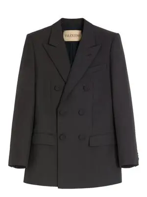 Valentino Garavani Double-breasted Blazer - Black