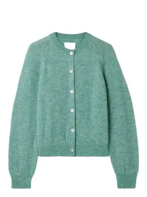 DÔEN Long-sleeved Cardigan - Green