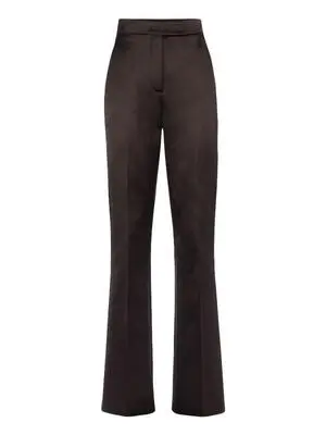 Fendi Duchess Satin Trousers - Black
