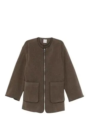 TOTEME Zip-up Jacket With Pockets - Brown