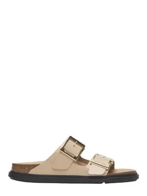 BIRKENSTOCK Birkenstock Arizona Droplet Buckle Sandals High-gloss New Beige