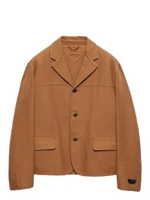 Prada Long-sleeved Button-up Jacket - Caramel Color