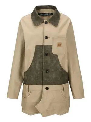 Andersson Bell Beige Carpenter Paneled Jacket - Nude