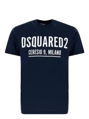 Dsquared2 Logo Printed T-shirt - Black