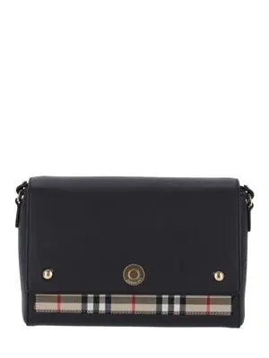 Burberry Note Medium Shoulder Bag - Black