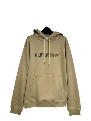 Burberry Long-sleeved Hooded Sweatshirt - Green