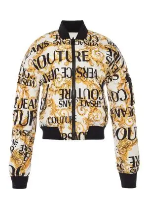 Versace Baroque Printed Double-sided Bomber Jacket - Multicolor