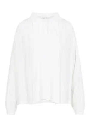 Giambattista Valli Pussy Bow-collar Blouse - White