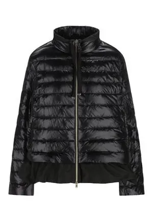 Herno Zip-up Drawstring Jacket - Black