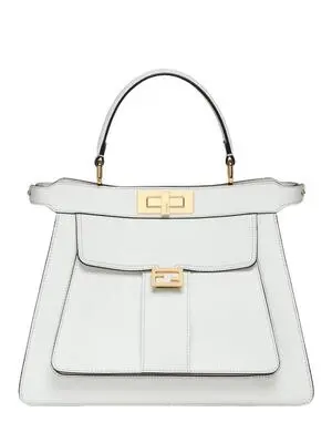 Fendi Peekaboo Tote Bag - White