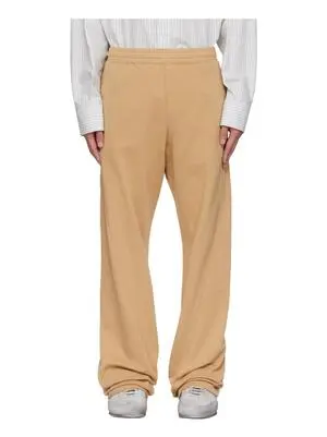 MAISON MARGIELA Drawstring Sweatpants - Ocre