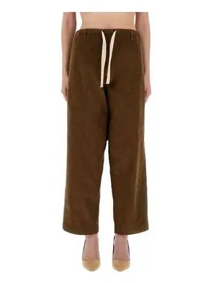 Moschino Drawstring Casual Pants - Brown