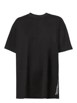 Burberry Logo Print T-shirt - Black