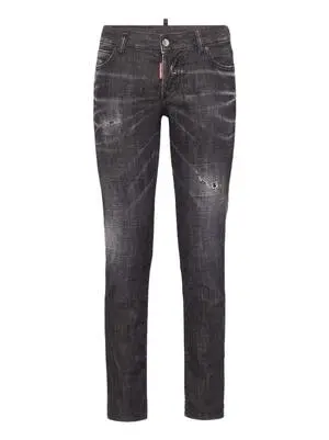 Dsquared2 Distressed Skinny Jeans - Black