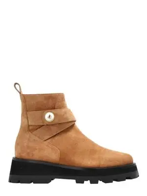 JIMMY CHOO Jimmy Choo Buckled Platform Boots