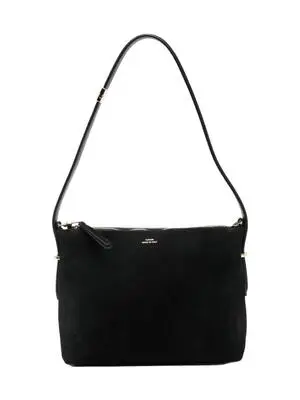 TOTEME Zip Fastened Bevel Wristlet Bag - Black
