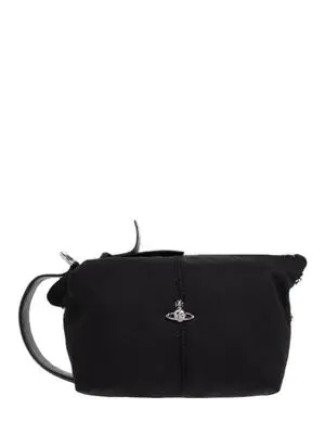 VIVIENNE WESTWOOD Orb Plaque Cosmetic Bag - Black