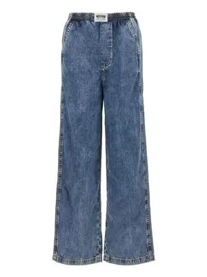 Moschino High-waist Wide-leg Denim Jeans - Blue