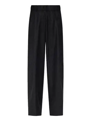 Dries Van Noten Wide-leg Trousers With Pleated Details - Black