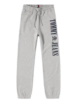 Tommy Hilfiger Logo Printed Sweatpants - Gray