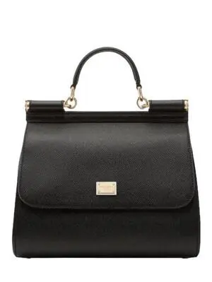 Dolce & Gabbana Sicily Small Tote Bag - Black