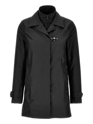 FAY Toggle Closure Jacket - Nero