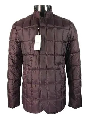 Emporio Armani Armani Collezioni Quilted Down Jacket With Stand Collar Black