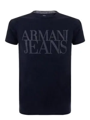 Emporio Armani Logo Details T-shirt - Black
