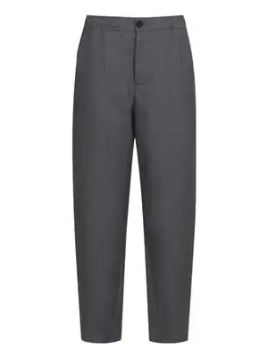 Marni Marni Symbol Straight Leg Trousers Grey