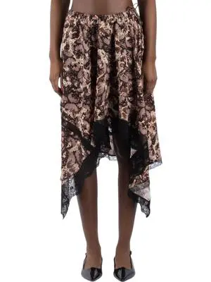 Dries Van Noten Asymmetrical Skirt - Black