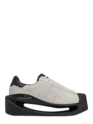 Y3 Gendo Superstar Lace-up Sneakers - Talc Powder/talc Powder/black