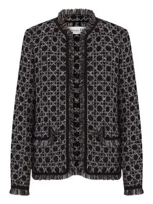 DIOR Dior Macrocannage Textured Tweed Jacket