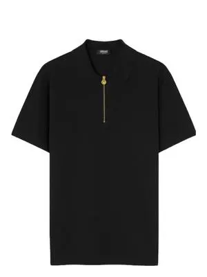VERSACE Versace 1/4 Zipped Short-Sleeved Polo Shirt