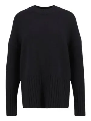 Barbour Ribbed Knit Jumper - Black